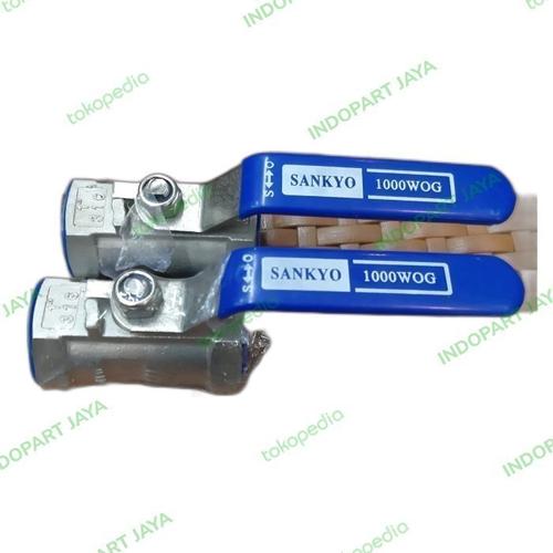 Jual BALL VALVE / STOP KRAN SANKYO 2.1/2"INCH 1000 WOG SS316 TYPE 1PC - Jakarta Barat - INDOPART ...