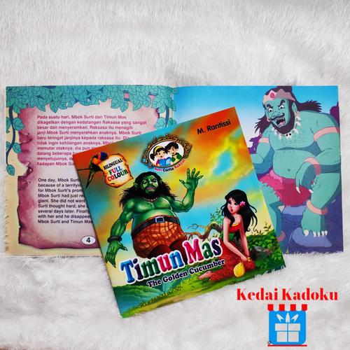 Jual Buku Cerita Rakyat Nusantara Timun Mas Bergambar Billingual ...