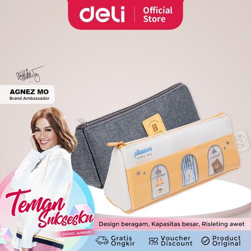 Jual Deli Pencil Pouch Tempat Pensil Penyimpanan Besar Design Menarik ...