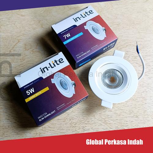 Jual INLITE LAMPU LED MINI SLIM DOWNLIGHT SPOTLIGHT 5W 7W INDC236 - 5W, PUTIH (6500K) - Kota ...