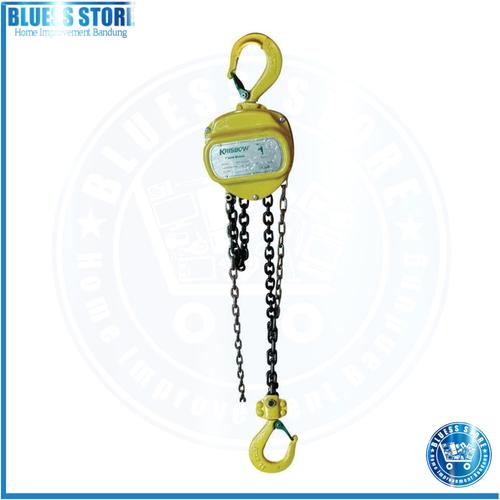 Jual Original Krisbow Chain Block 1 T Katrol Manual Takel 1 Ton Hoist ...