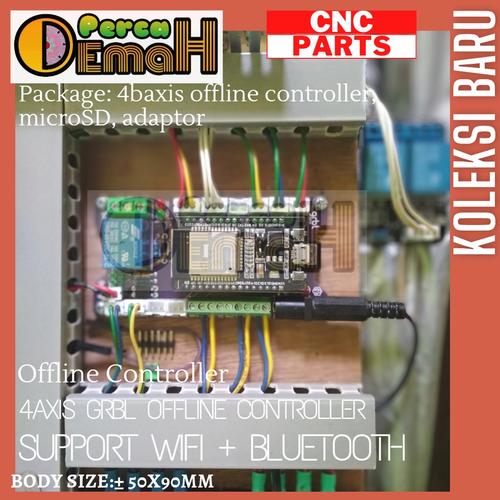 Jual Offline Controller CNC 4Axis GRBL ESP32 Board Support Wifi Bluetooth - Kota Tangerang ...