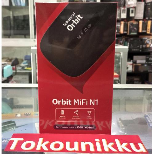 Jual Telkomsel Orbit Mifi N1 Portable Modem Wifi 4G High Speed Bonus ...