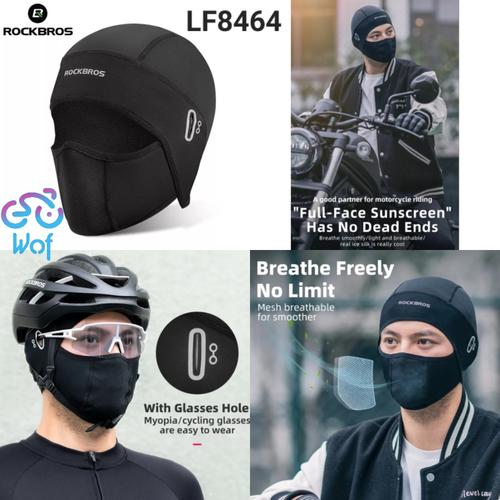 Jual ROCKBROS LF8464 Sport Face Mask Balaclava Cap Masker Sepeda Motor ...
