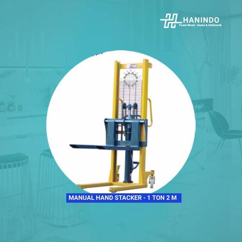 Jual (Ada Rem) AMW Hand Stacker 1 Ton 2 Meter Manual Car Lift Forklift ...