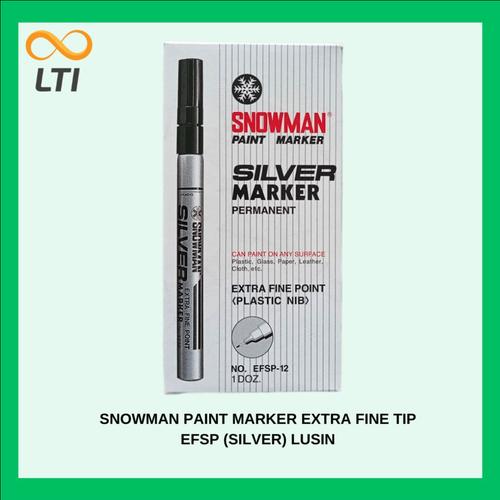 Promo Paint Marker Snowman Extra Fine Tip Silver / EFSP / LUSIN - Kota Surabaya - CV. LTI ...