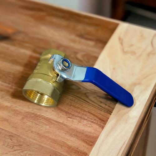 Jual kran kuningan 1 inch ~ stock kran kuningan ~ ball valve 1 inch ...