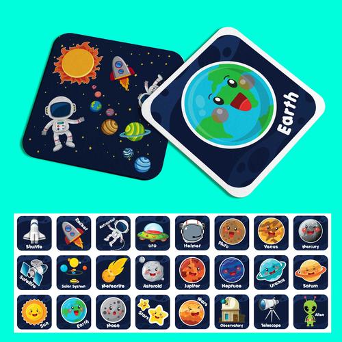 Jual FLASH CARD 48pc - SPACE I MEMORY GAME - Kota Surabaya - MMY Toys ...
