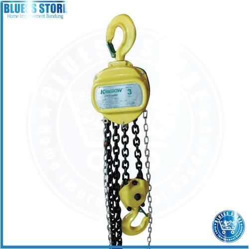 Jual Original Krisbow Chain Block 5 T Katrol Manual Takel 5 Ton Hoist ...