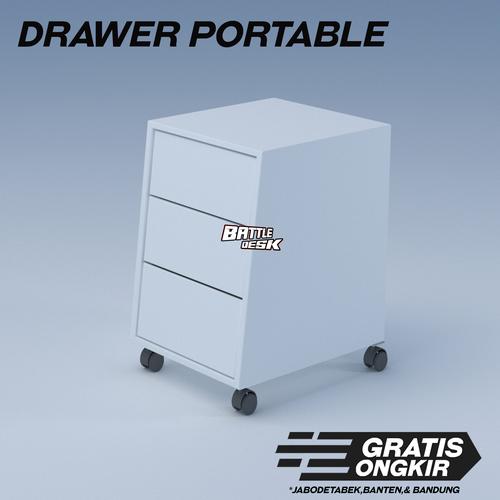 Jual Drawer Roda - Rak Meja Lemari Kecil Nakas Side Table Cabinet ...