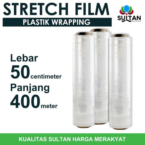 Jual Stretch Film Plastik Wrapping Bening 50cm Satuan Delkowrap ...