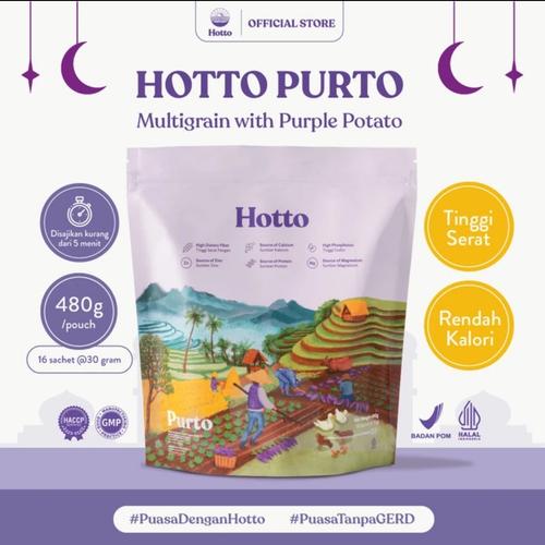 Jual Hotto Purto Multigrain with Purple Potato 1 Pouch - Minuman Diet ...
