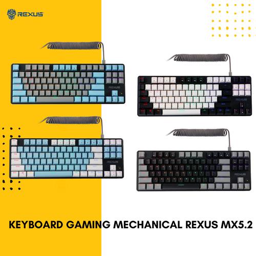 Jual Rexus Mechanical Gaming Keyboard Legionare MX5.2 Finale Black Grey - Jakarta Timur - BRPGC ...