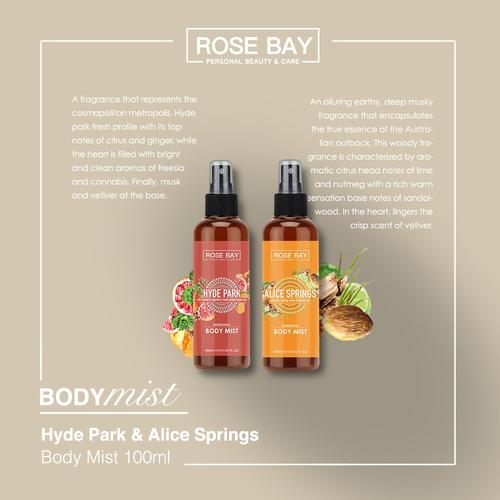Jual Earthy Pack - Hyde Park & Alice springs Body mist - 100ml x 2 ...