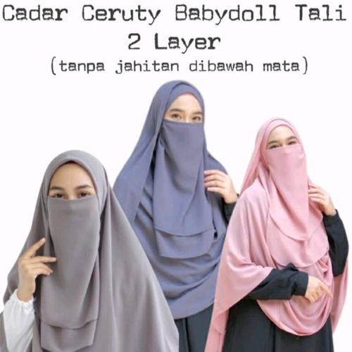 Jual CADAR TALI 2 LAYER CERUTY BABYDOLL PREMIUM - Black - Kab. Banyuwangi - Tokobismilah19 ...