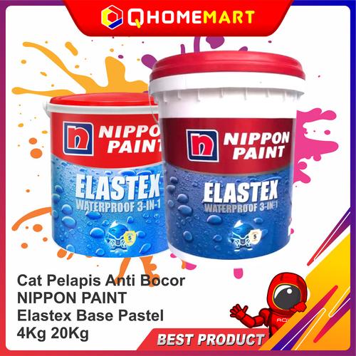 Promo Cat Pelapis Anti Bocor NIPPON PAINT Elastex Base Pastel 4Kg 20Kg ...