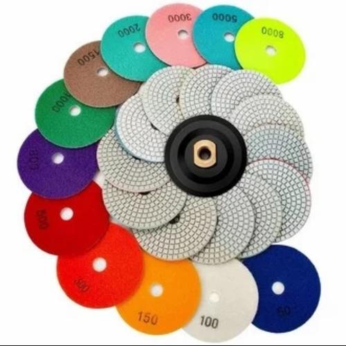 Jual DIAMOND PAD POLES MARMER/MATA GERINDA POLES 4 INCH - GRIT 300 ...