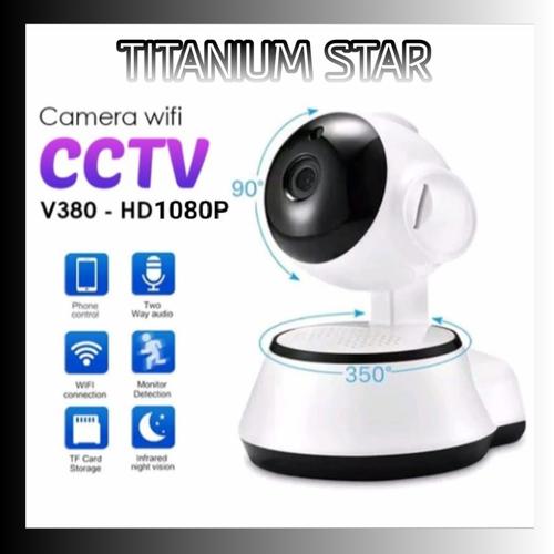 Jual IP CAMERA CCTV V380 WIRELESS 1080P HD IP MINI CAMERA WIFI SMART ...