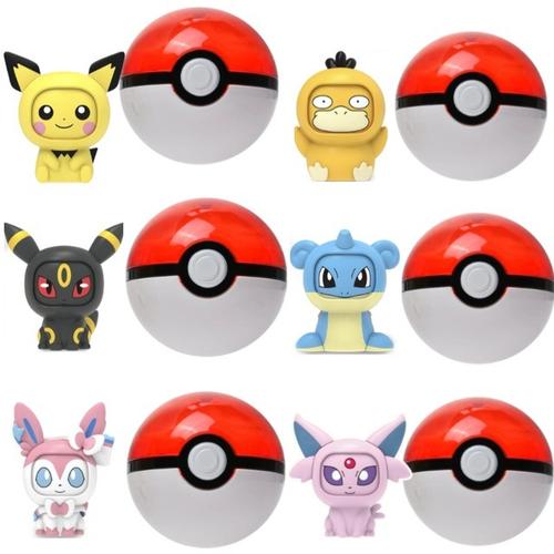 Jual Pokemon Poke ball Pokeball clear pokemon changing face/ swap face ...