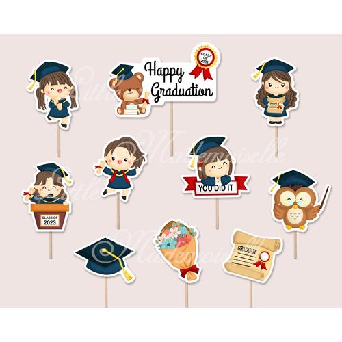 Jual Topper Graduation - Kota Surabaya - lit-mademois | Tokopedia