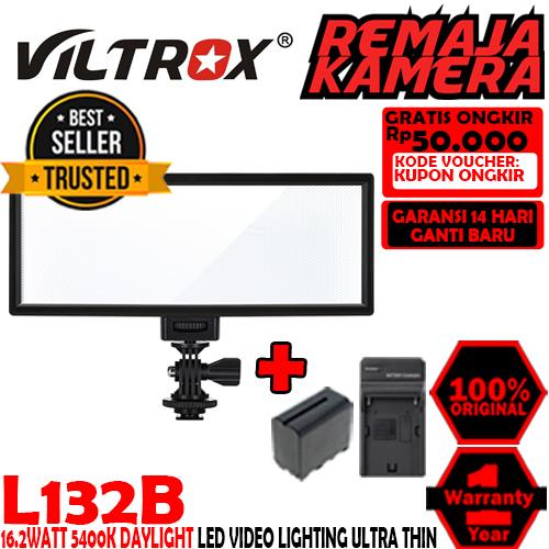 Jual VILTROX L132B / L 132B LED VIDEO LIGHT ULTRA THIN 5400K -GARANSI RESMI - UNIT ONLY ...