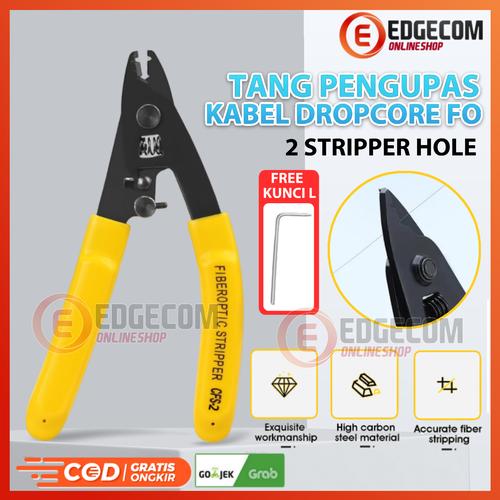 Jual Tang Pengupas Kabel Fiber optic / Stripper Dropcore FO 2 hole CFS ...