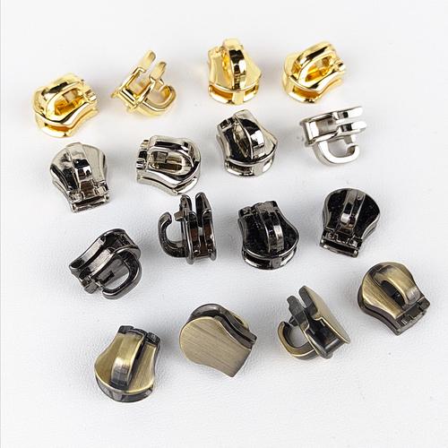 Jual Kepala resleting tas gundul gigi besi/ kepala zipper - Gold - Kota ...