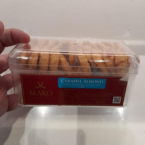 Jual mako bakery caramel almond 155gr kukis caramel dan almond ...