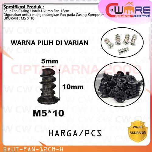 Jual Baut Skrup Screw pengencang kipas Fan Casing PC Komputer - Hitam ... Jual Baut Skrup Screw pengencang kipas Fan Casing PC Komputer - Hitam ...
