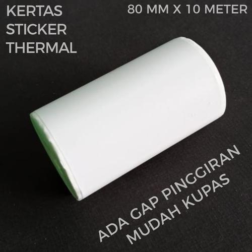 Jual Label Sticker Continuous 80 mm x 10 meter - Ada Gap Mudah Kupas ...