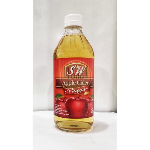 Promo S&W APPLE CIDER VINEGAR 473 ML/SW SARI CUKA APEL MAKAN IMPORT/ S ...
