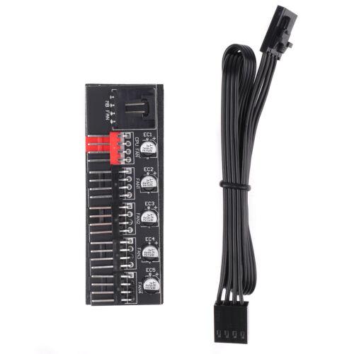 Jual FAN HUB SPEED SPLITTER CONTROLLER 4 PORT 4 PIN PWM WITH 6 PIN ...