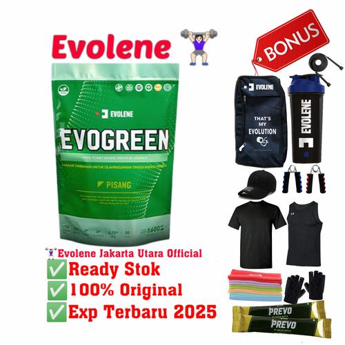 Jual EVOGREEN Susu Whey Protein Plant VEGAN by Evolene ( Isi 50 sachet ...
