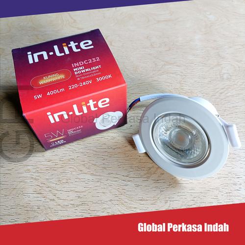 Jual INLITE LAMPU SPOTLIGHT MINI DOWNLIGHT LED 5W INDC232 - PUTIH ...