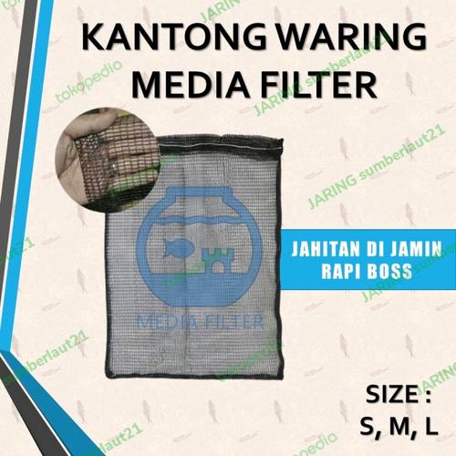 Jual kantong waring media filter untuk bungkus jaring bioball bioring ...