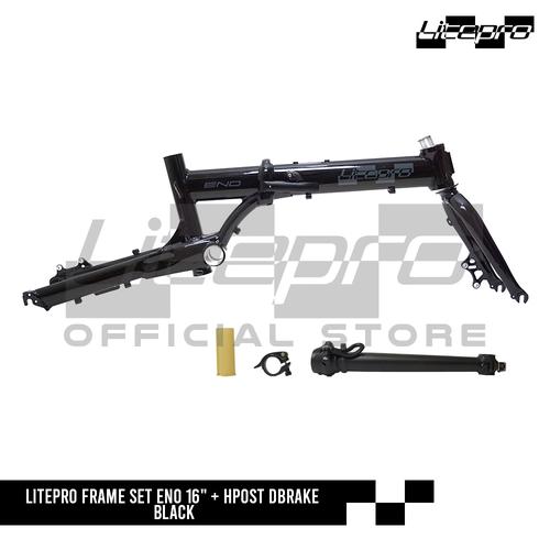 Promo Litepro Frame Eno 16inch Discbrake Aluminium + Handlepos - Hijau ...