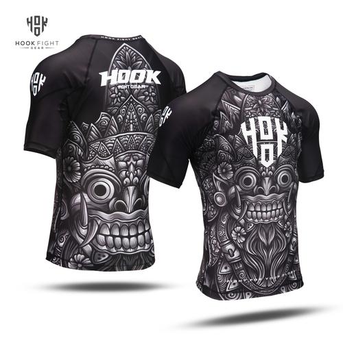 Jual Rashguard BJJ Hook MMA Rash Guard Compression RGS07 - RGS-BARONG ...
