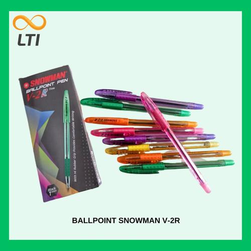 Promo Ballpoint Snowman V 2R Hitam / pcs - Kota Surabaya - CV. LTI ...