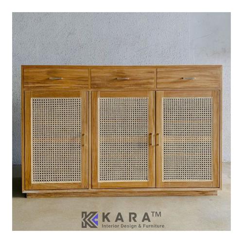 Jual Kabinet Anyaman Rotan / Sideboard / Kabinet Dapur / Kabinet ...