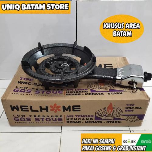 Jual KOMPOR GAS API BESAR GAS STOVE WELHOME WKC 32A NEW [ BATAM ...