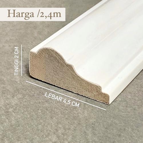 Jual Lis Profil Kayu/List Profil Wall Moulding Wainscoting J-03 ...