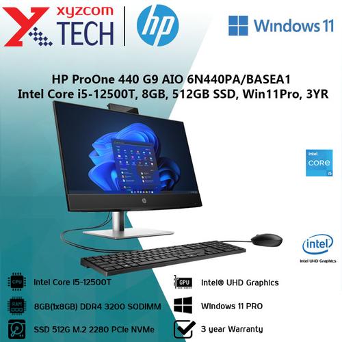 Jual HP ProOne 440 G9 AIO 6N440PA/BASEA1 Intel Core i5-12500T,8GB,512GB ...