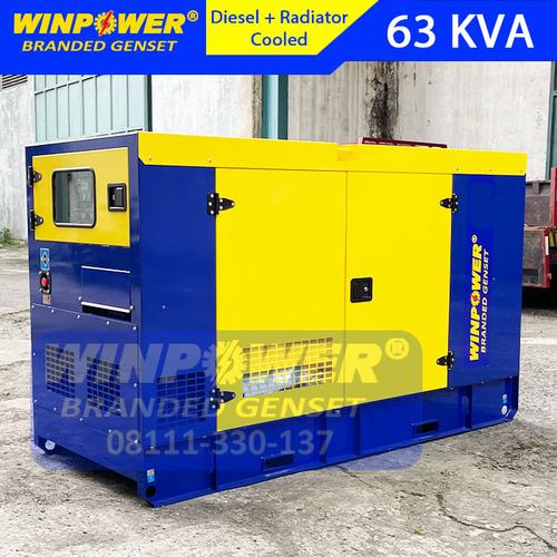 Jual Genset 60 KVA WINPOWER Silent 63 KVA 3 Phase WP70-L - Kab ...