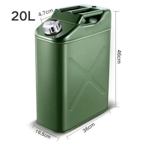 Jual Jerigen besi metal 20 liter termasuk selang bawaan - Kab ...