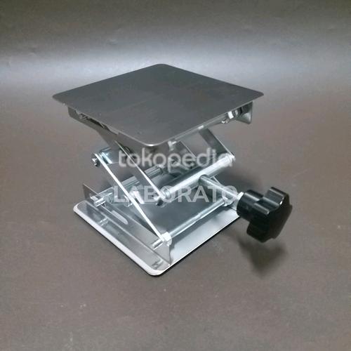 Jual LABJACK 10 X 10 CM LAB JACK STAINLESS STEEL LIFT STAND RACK - Kota ...