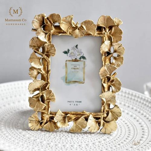 Jual Aimee Flower Photo Frame | Bingkai Foto Frame Gold Luxury ...