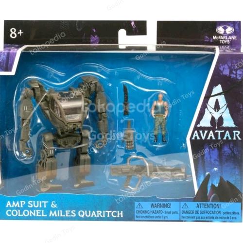 Jual Mcfarlane Avatar AMP suit & Colonel Miles Quaritch - Kota ...