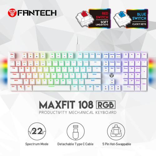 Jual Fantech Maxfit 108 MK855 RGB Mechanical Gaming Keyboard Hot ...