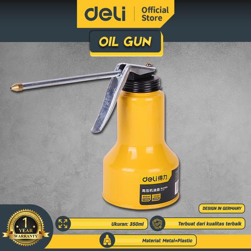 Promo Deli Oil Gun / Botol Pompa Oli Ukuran 250-500ml Metal Perkakas DL2403 Kuat - 500ml - Kab ...