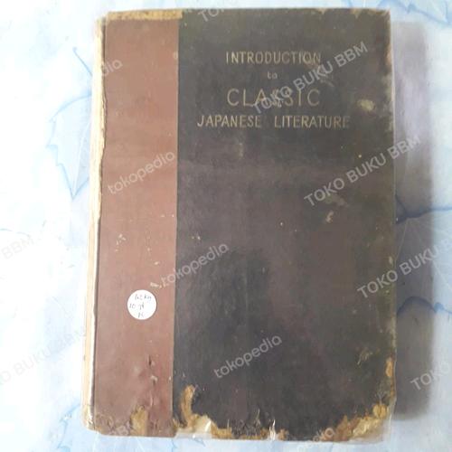 Jual Introduction to Classic Japanese Literature by Kokusai Bunka ...